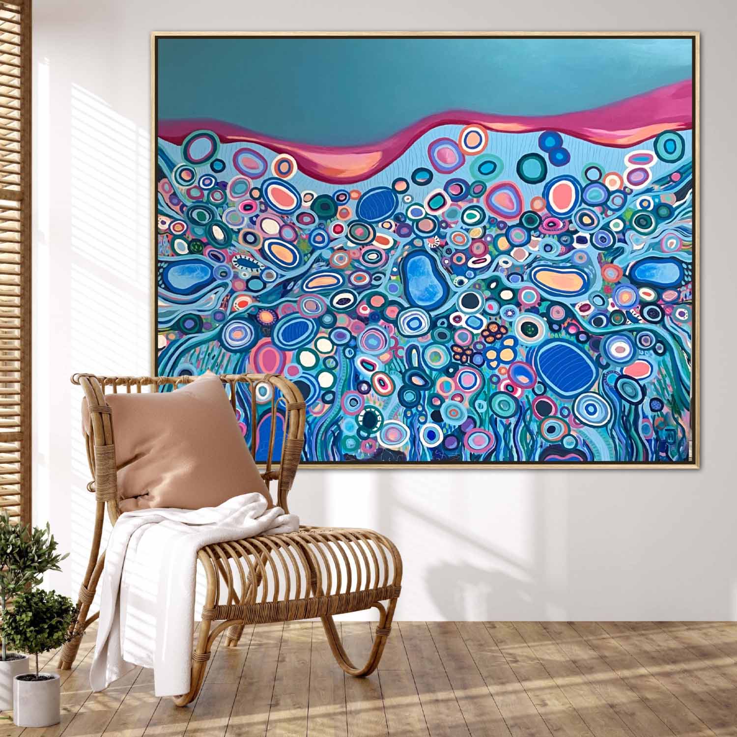 Ocean Currents - Original Artwork by Helen Joy Newman